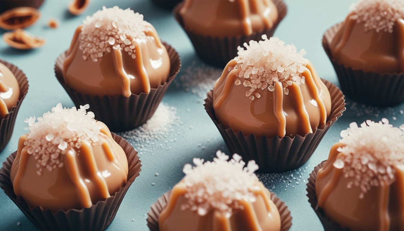 Brigadeiro Gourmet de Doce de Leite com Flor de Sal